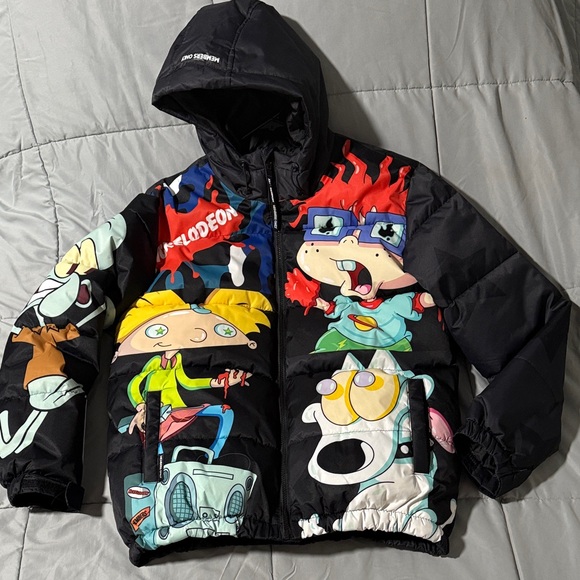 Members Only | Jackets & Coats | Nickelodeon Black Cartoon Character ...